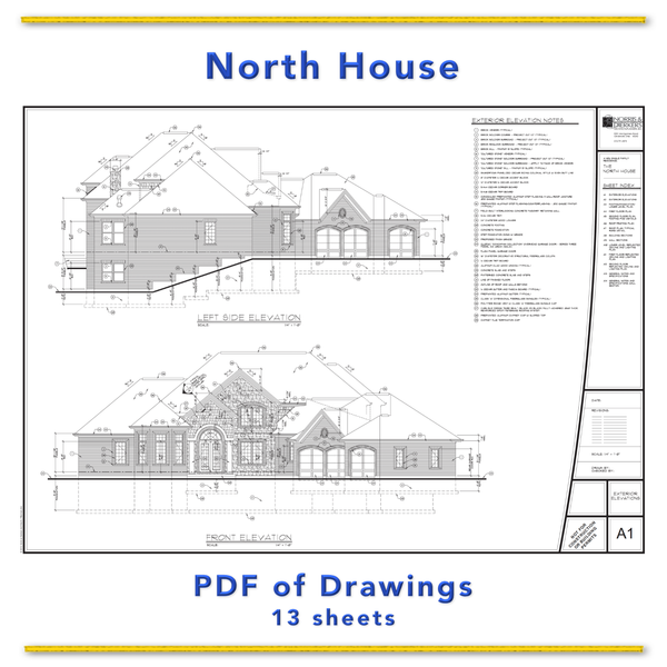 North House Drawings – d. p. dorfmueller co. inc.