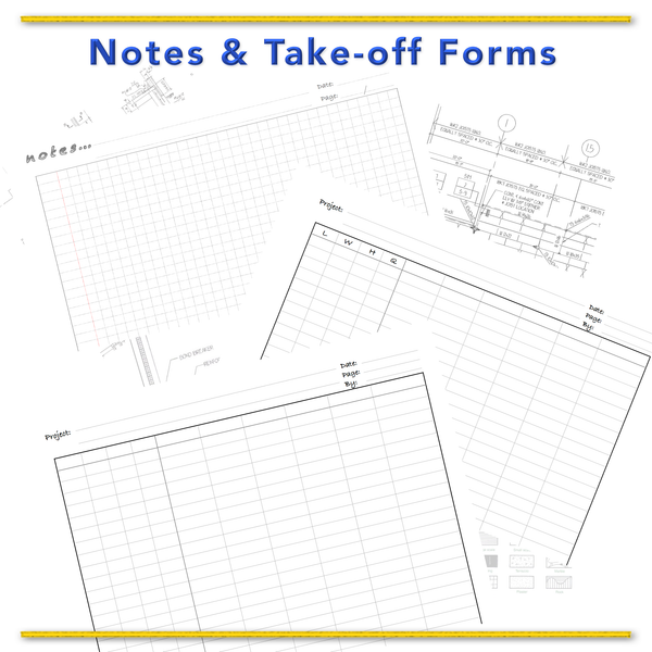 FREE... Notes & Take-off Forms – d. p. dorfmueller co. inc.